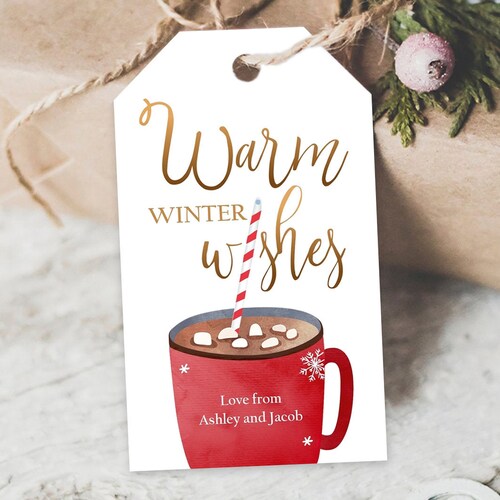 Personalized Printable Christmas Gift Tags Template - Etsy