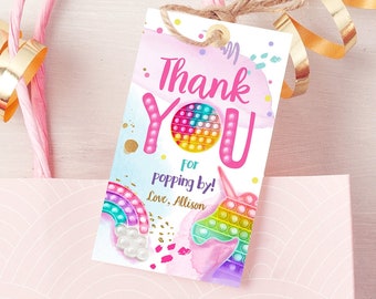 Pop It Gift Tag | Etsy