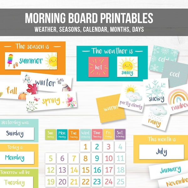 Homeschool Wall Calendar - Etsy