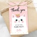 Editable Kitten Birthday Favor Tags Kitty Birthday Thank You | Etsy