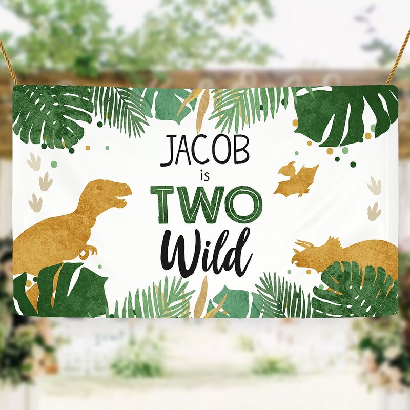 Dinosaur Backdrop - Etsy