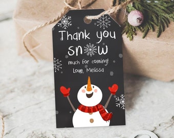 Snowman Thank You | Etsy