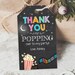 Editable Movie Night Favor Tags Thank You Gift Tags Cinema | Etsy