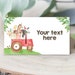 Editable Farm Animals Food Labels Barnyard Birthday Food Cards | Etsy