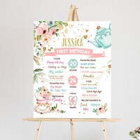 First Birthday Poster - Etsy