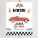 Editable Racing Birthday Welcome Sign Race Car Birthday Sign - Etsy