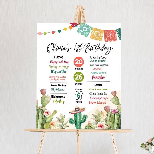First Birthday Poster - Etsy