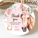Editable Cowgirl Favor Tags Horse Birthday Party Favor Thank You ...
