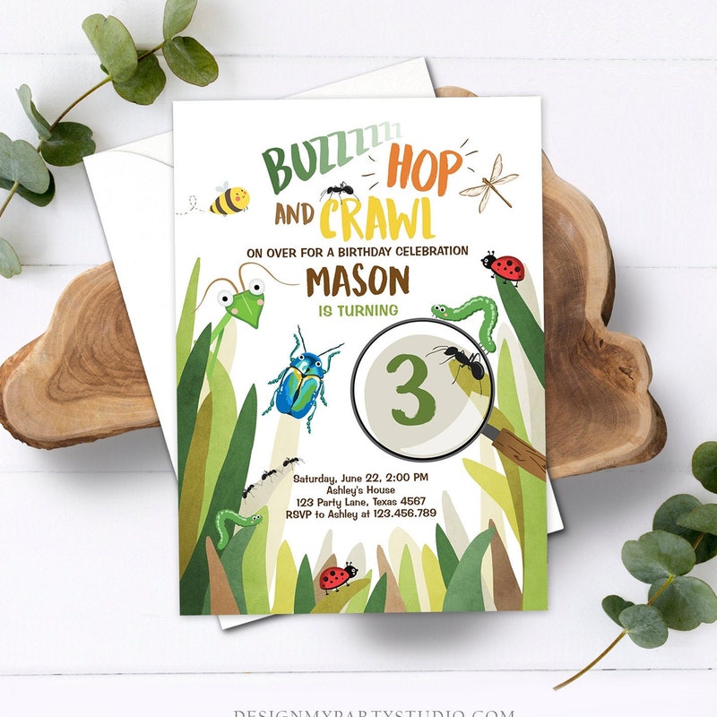 Bug Birthday Party - Etsy