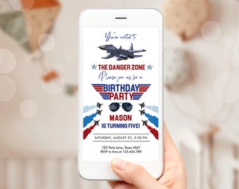 Top gun invitation - Etsy