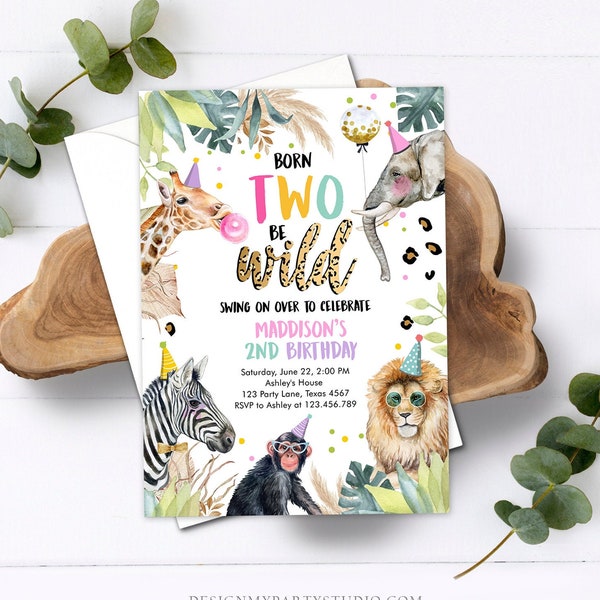 Wild Invitation - Etsy