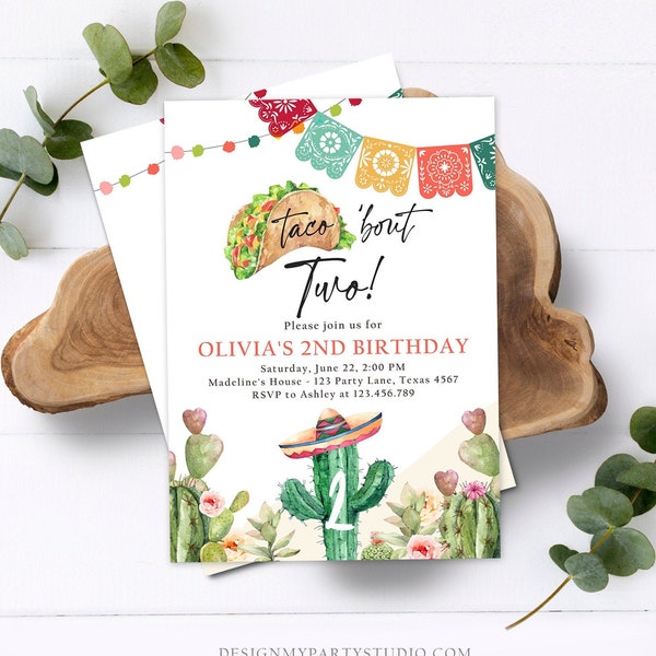 Taco Invitation - Etsy