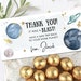 Editable Outer Space Treat Bag Toppers Space Birthday Party - Etsy
