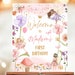 Editable Fairy Birthday Welcome Sign Fairy Garden Sign - Etsy