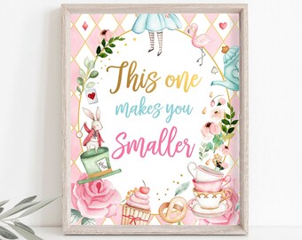 Alice in Wonderland This One Makes You Smaller - Etsy