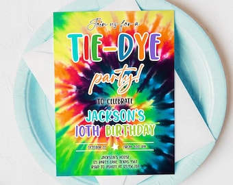 Tie Dye Birthday - Etsy