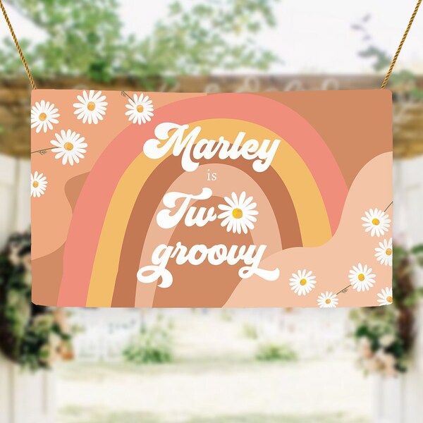 Groovy Party Backdrop - Etsy