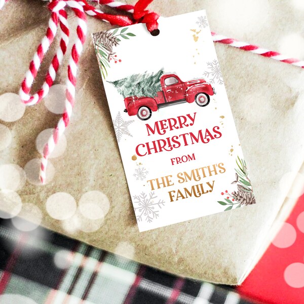 Red Truck Christmas - Etsy