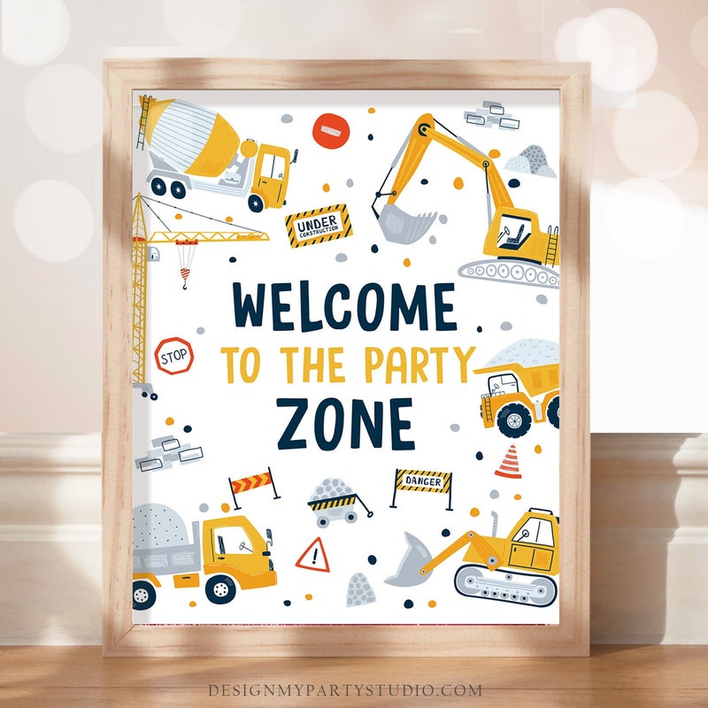 Party Zone Sign - Etsy