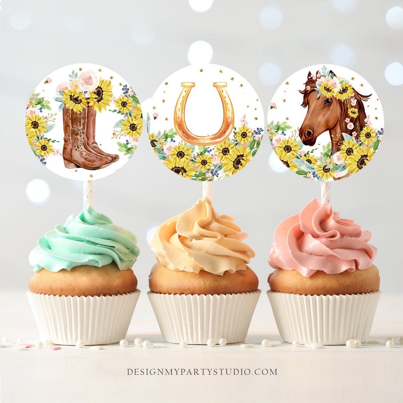 Horse Cupcake Topper - Etsy
