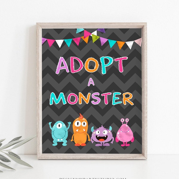 Adopt a Monster - Etsy