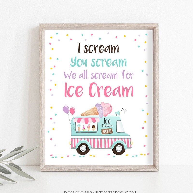 Ice Cream Sign - Etsy