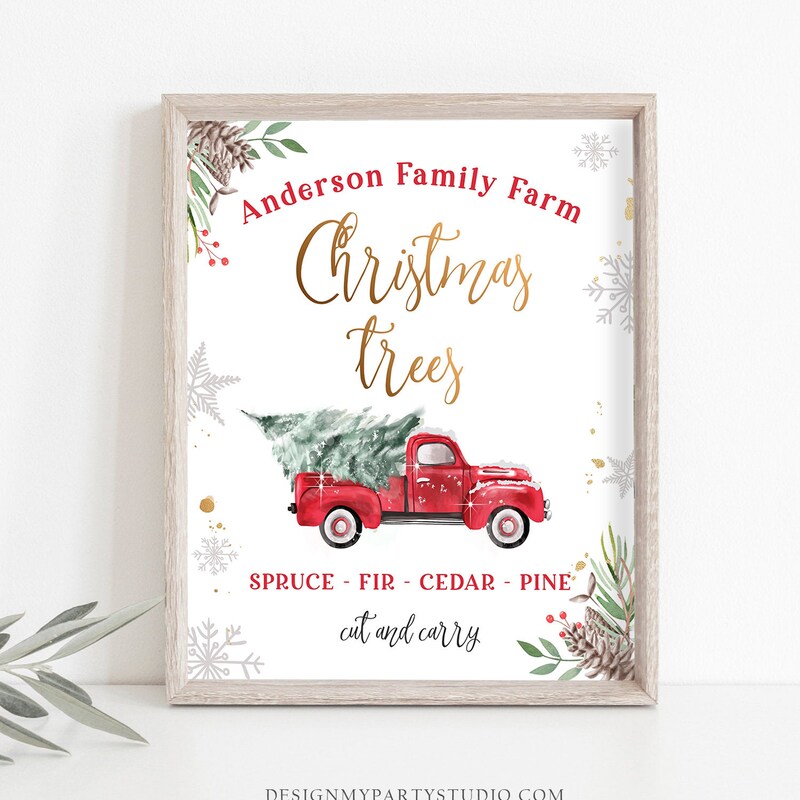 Tree Farm Sign - Etsy