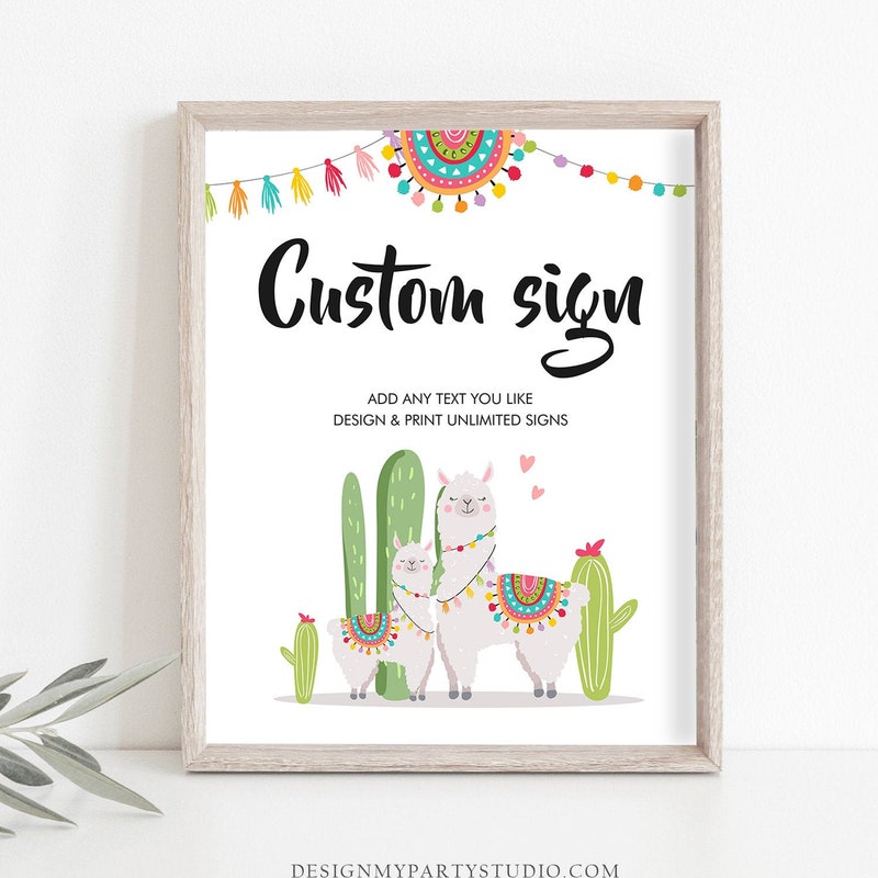 Llama Table Decor - Etsy