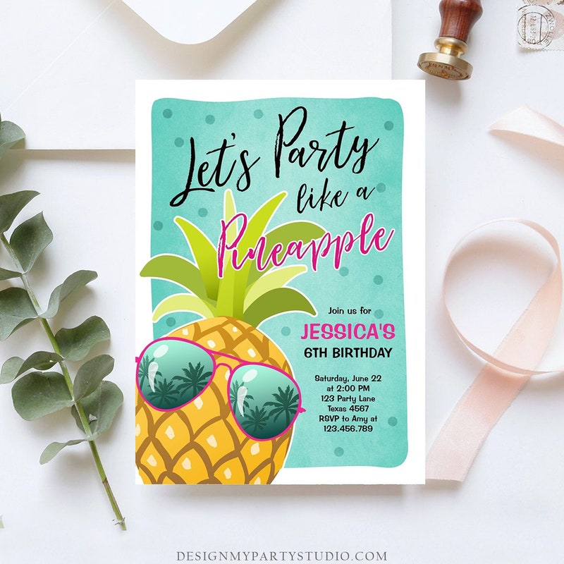 Pineapple Birthday - Etsy