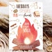 Editable S'more Birthday Invitation Bonfire Glamping Camping Smore Fun ...