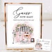 Editable Game Guess How Many Chocolates Are in the Jar Paris Baby ...