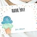 Editable Ice Cream Thank You Card Ice Cream Birthday Thank You Note Boy ...