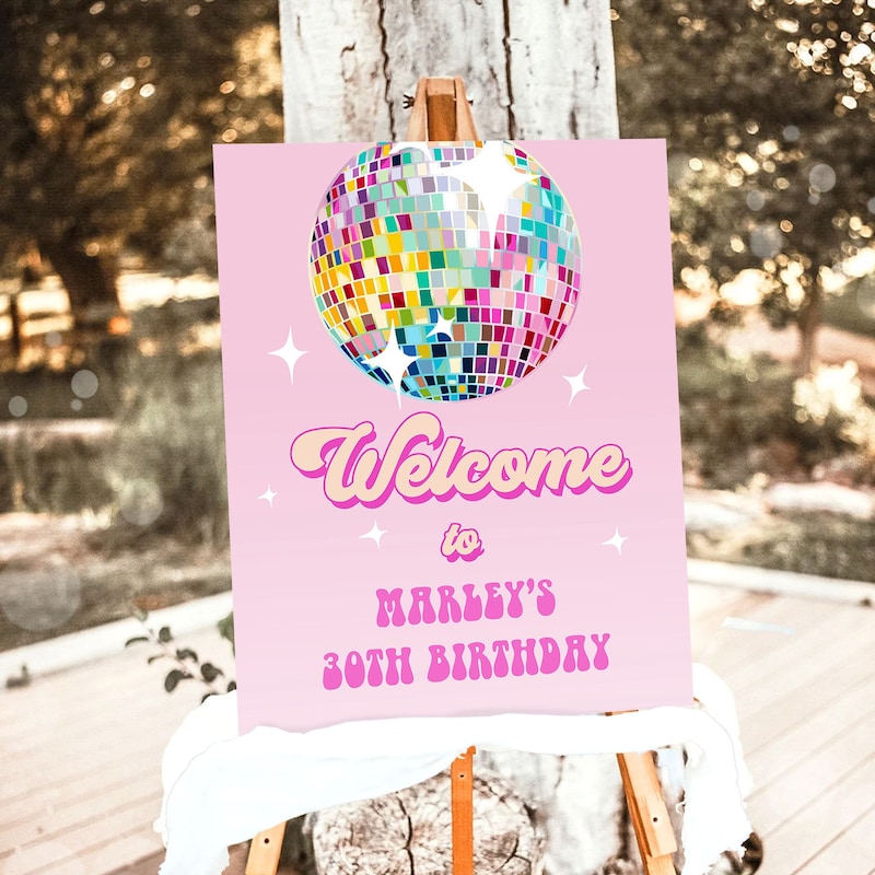 70s Disco Party Welcome - Etsy