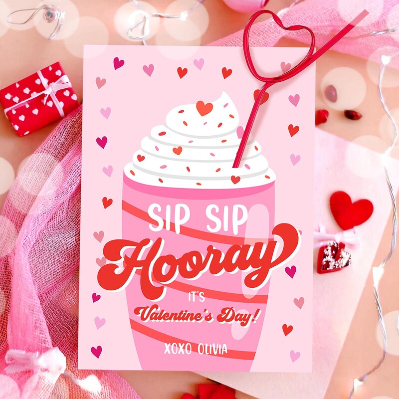 Valentines Day Straws - Etsy