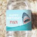 Editable Shark Water Bottle Labels Shark Water Labels Boy Shark ...