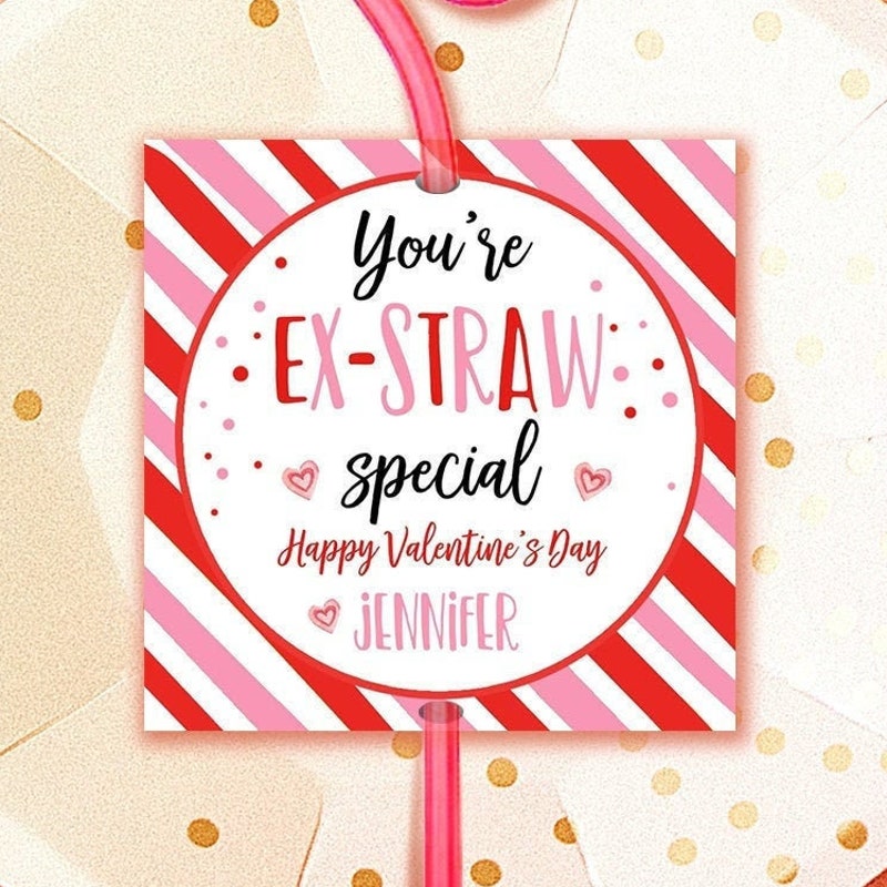 Valentines Day Straws - Etsy