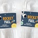 Editable Space Astronaut Water Bottle Label Rocket Fuel Labels Boy ...