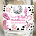 Editable Space Cowgirl Water Bottle Labels Disco Cowgirl Party Decor ...