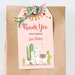 Editable Llama Favor Tags Baby Shower Birthday Llama Thank You Tags ...