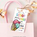 Editable Summer Ice Cream Teacher Appreciation Tag Kids End of School ...