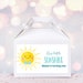 Editable Sunshine Boy Birthday Party Gable Box Favor Label Boho Sun ...