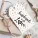 Handmade With Love Tags Floral Favor Tags Gift Tags Custom Packaging ...