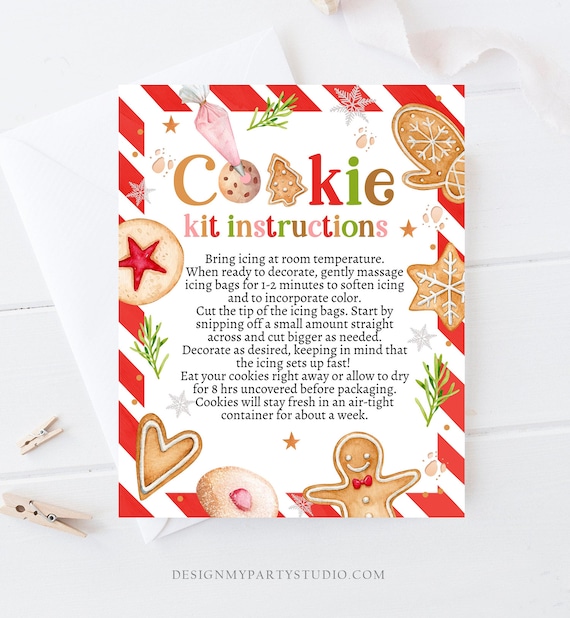 Invitations & Announcements Invitations EDITABLE Cookie Kit ...