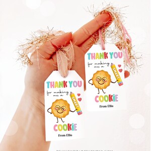 Editable Teacher Appreciation Tags Teacher Tag Thank You Making Me One ...