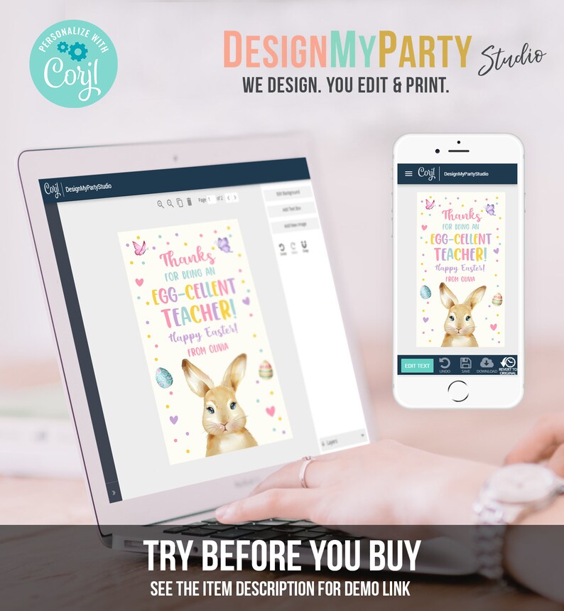 Editable Easter Gift Tags Egg-cellent Teacher Appreciation Classroom ...