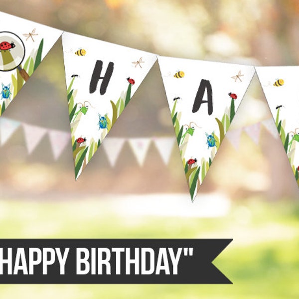 Bug Birthday Party - Etsy