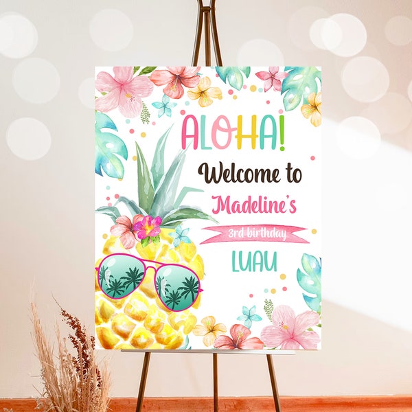 Pineapple Welcome Sign - Etsy