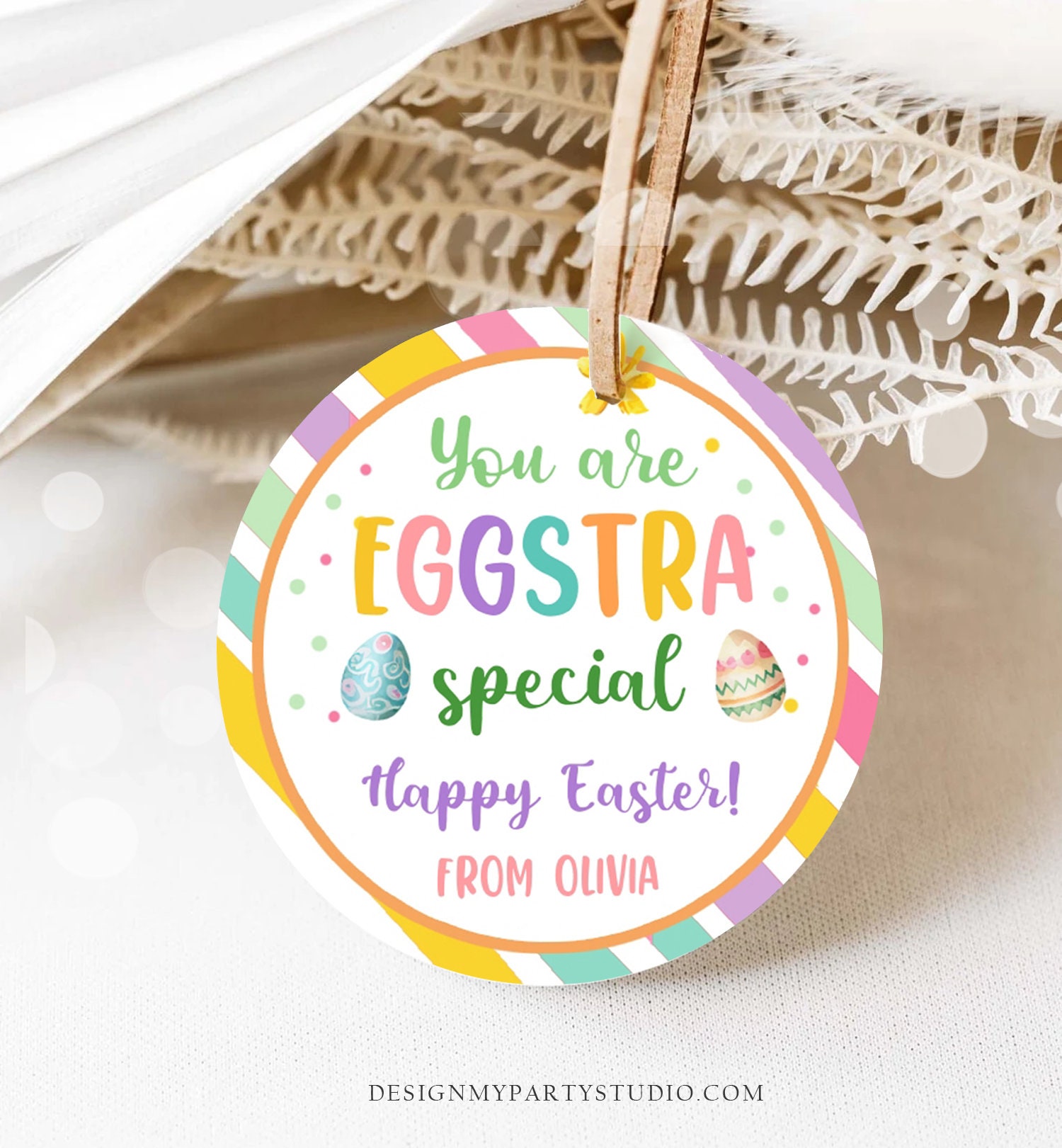 Editable Easter Tags You Are Eggstra Special Kids Classroom - Etsy