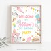 Editable Baking Birthday Party Welcome Sign Cooking Birthday Welcome ...