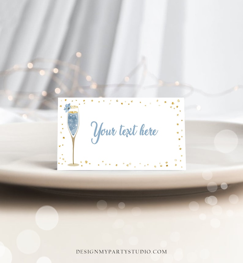 Editable Bubbly Food Labels Brunch and Bubbly Bridal Shower - Etsy